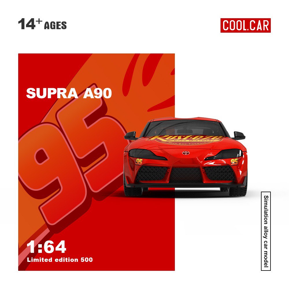 CoolCar 1:64 Toyota Supra A90 ‘Lightning McQueen’ Preorder, Hobbies ...