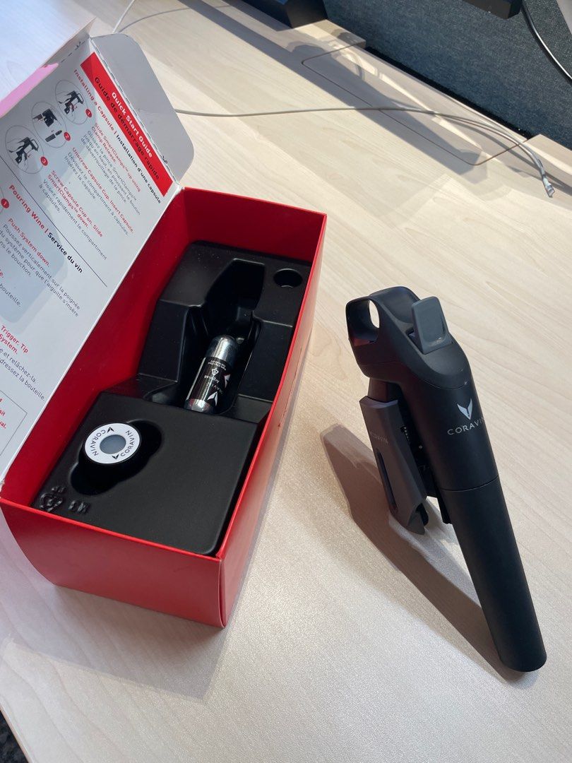 Coravin Wine Preservation System, 家庭電器, 廚房電器, 酒窖及存倉 - Carousell