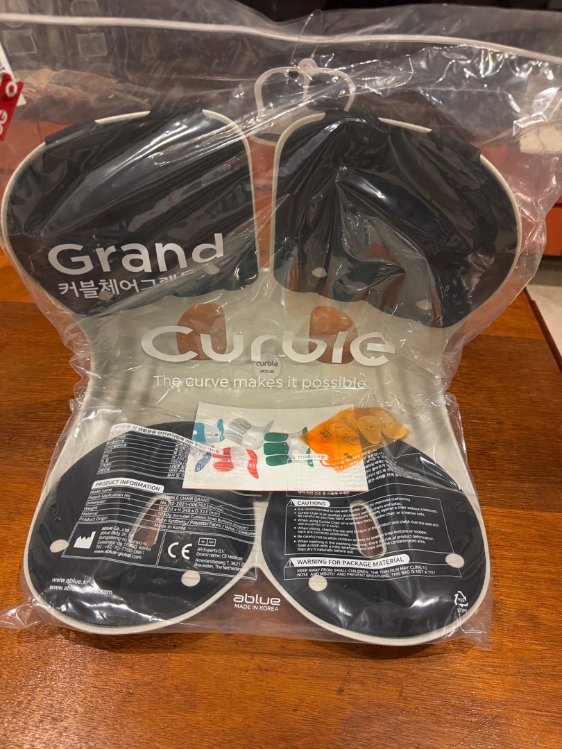 Curble Grand Posture Corrector - Brand New, Health & Nutrition, Braces ...