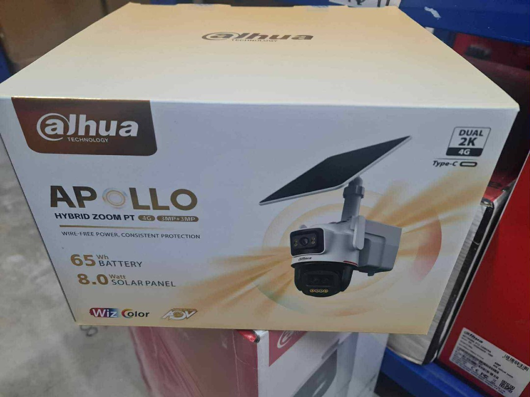 Dahua Apollo Hybrid Zoom PT – 4G Solar Camera (6MP, 3MP+3MP Dual Lens), Furniture & Home Living ...