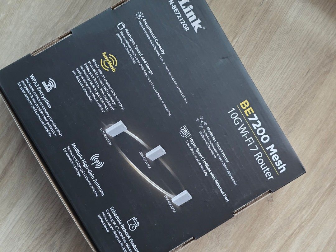 D-Link BE7200 Mesh 10G Wi-Fi 7 Router / DLink, Computers & Tech, Parts & Accessories, Networking ...
