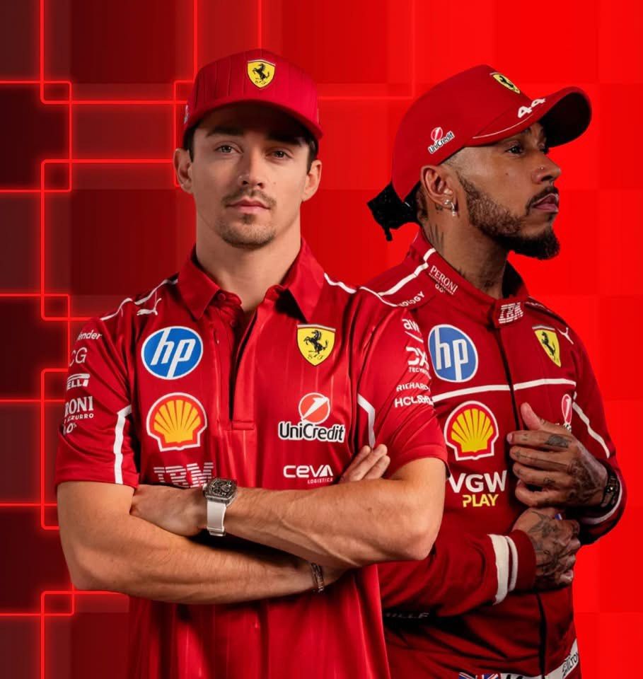 F1 Scuderia Ferrari 2025 Team Polo Shirt Limited Edition, Men's Fashion ...