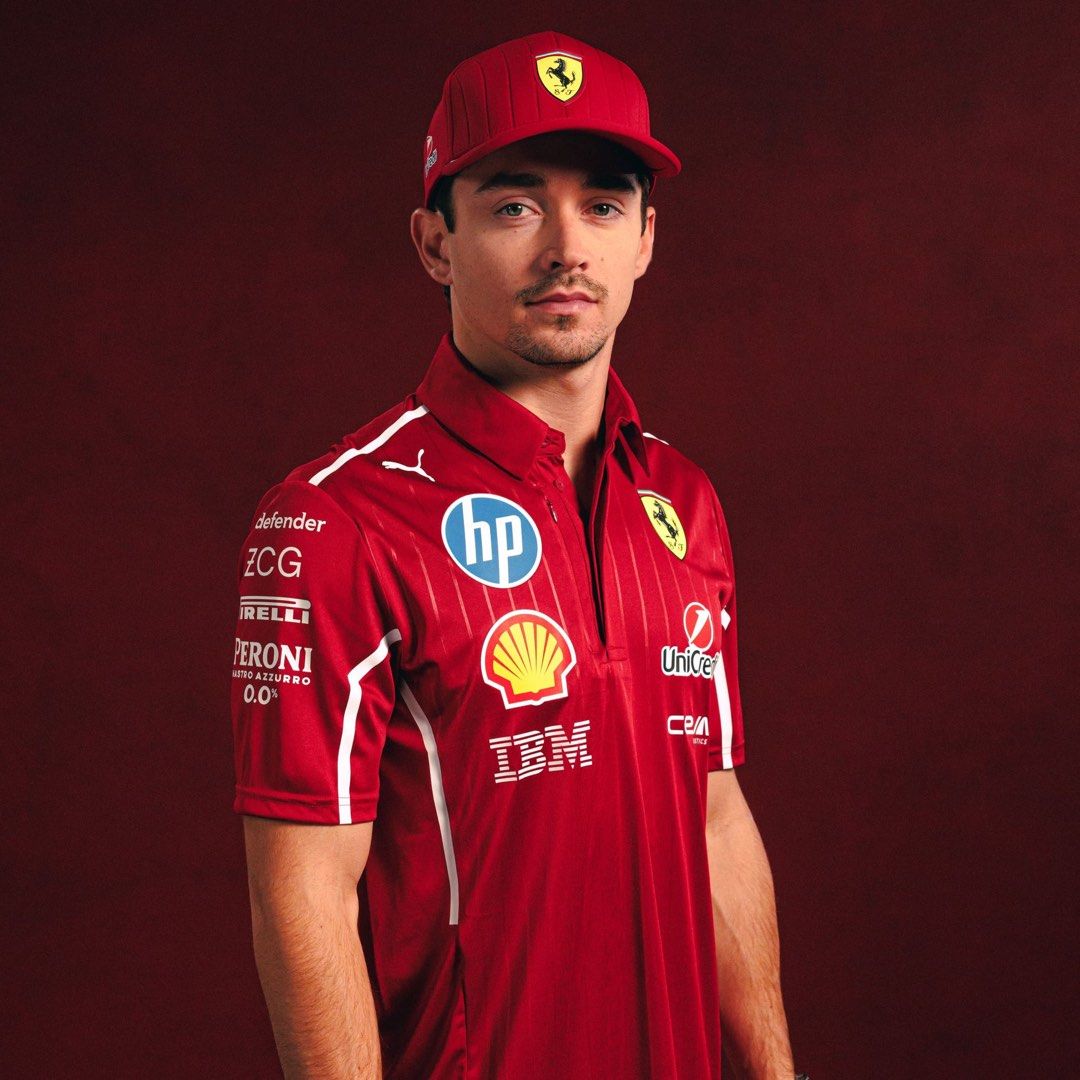 F1 Scuderia Ferrari 2025 Team Polo Shirt Limited Edition, Men's Fashion ...
