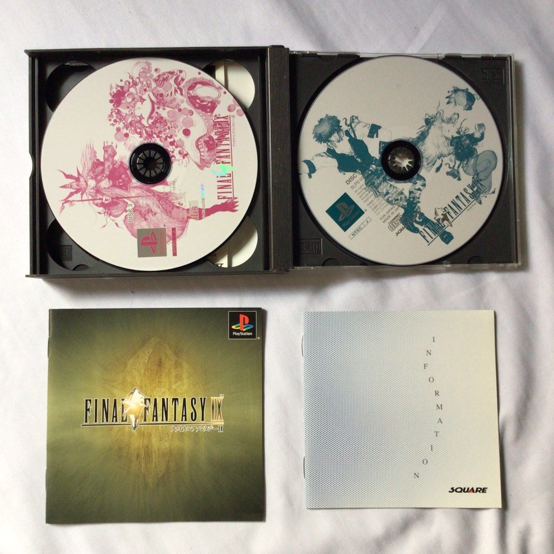 Final Fantasy IX Complete 4 Discs, Video Gaming, Video Games ...