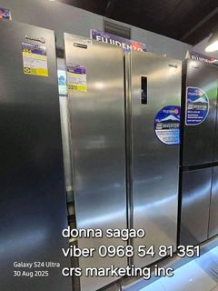 💙 FUJIDENZO SIDE BY SIDE REFRIGERATOR ISR17SS IST24SSF ISR20DS IFR15HB ...