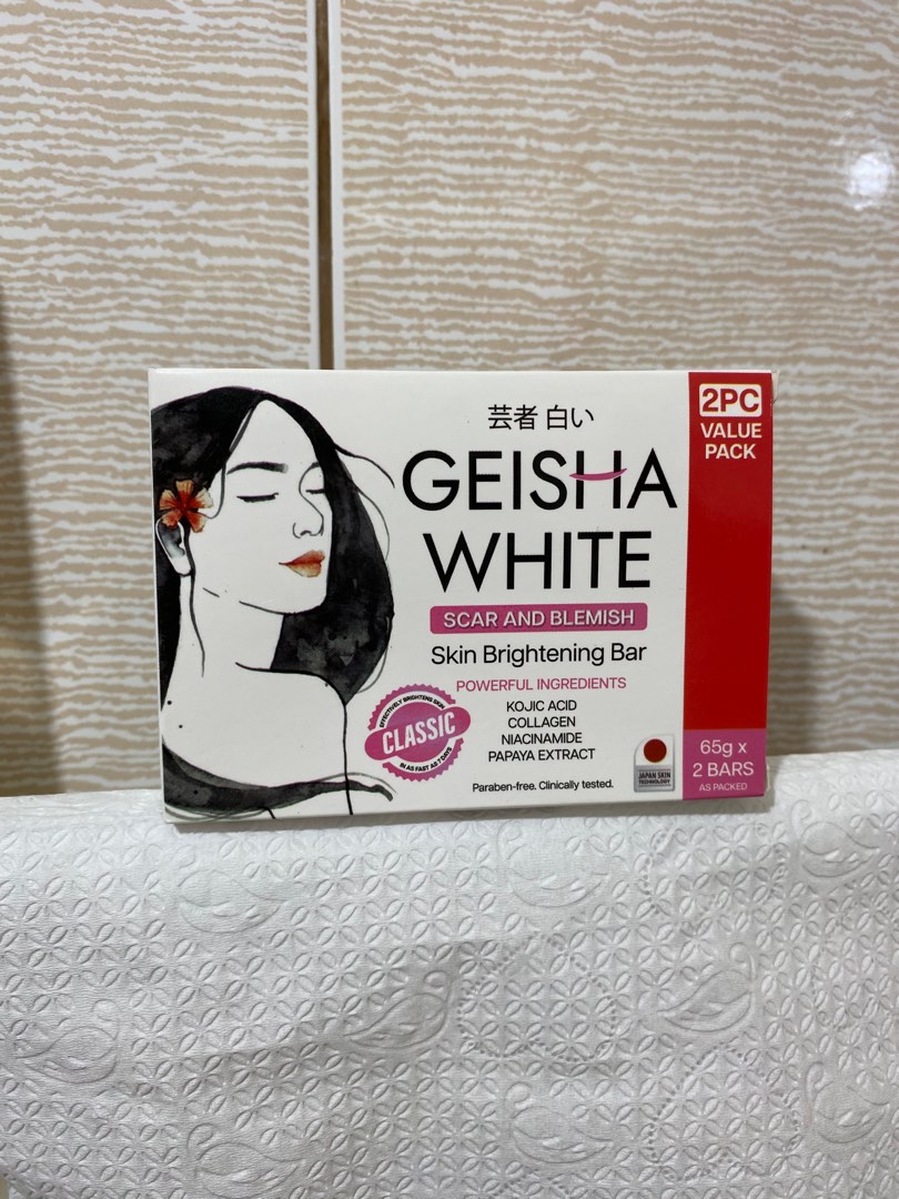 GEISHA WHITE SKIN WHITENING BRIGHTENING Bar Soap Classic | Intense Scar ...