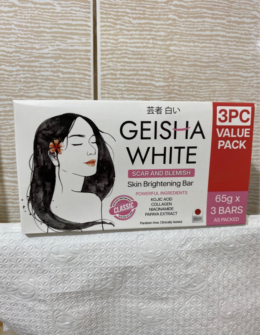 GEISHA WHITE SKIN WHITENING BRIGHTENING Bar Soap Classic | Intense Scar ...