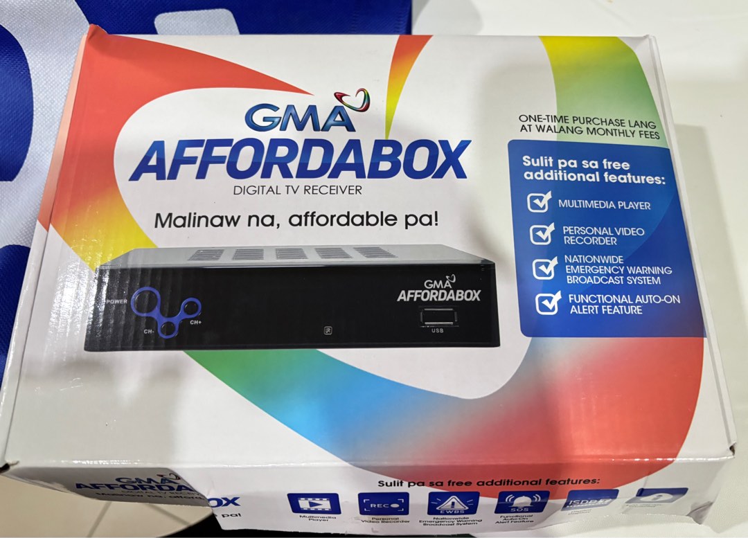 GMA affordabox/ Digibox / Digital TV receiver, TV & Home Appliances, TV ...