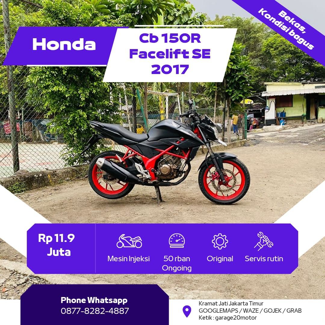 Honda Cb 150R SE Pgm_Fi rangka Merah Tahun 2017, Motor di Carousell