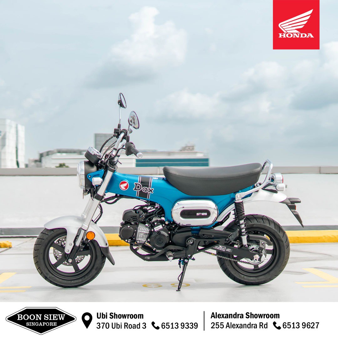 Honda ST125 Dax 2025 (BRAND NEW AGENT MODEL), Motorcycles, Motorcycles ...