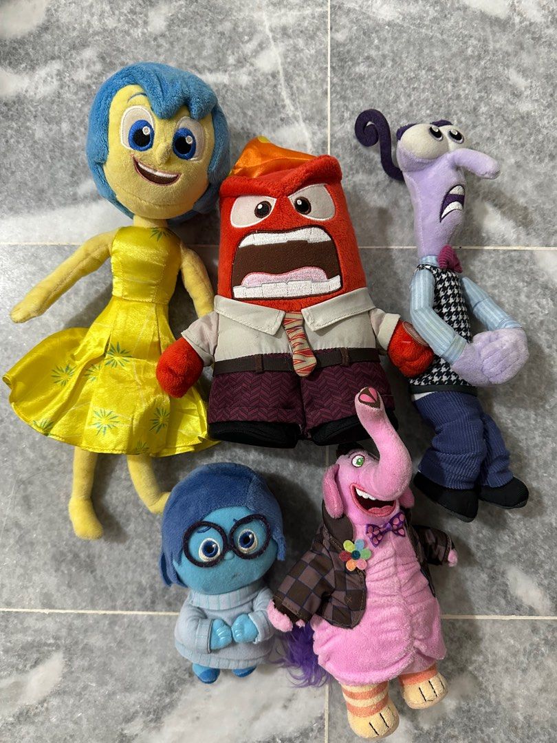 Inside Out Plushies, Hobbies & Toys, Toys & Games on Carousell