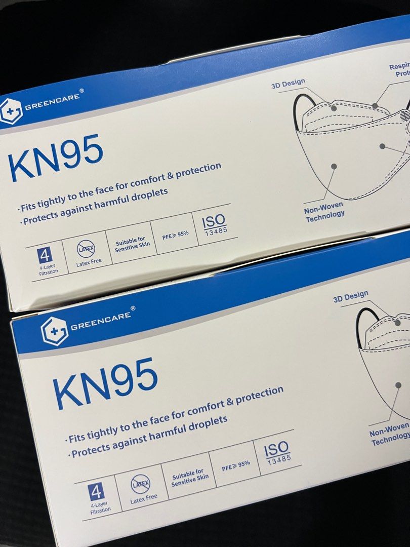 KN95 3D Fish Shaped Mask 20pcs USA N95 EU FFP2 Korea KF94 in White ...