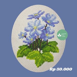 KRISTIK CROSS STITCH BUNGA, Desain & Kerajinan Tangan, Barang ...