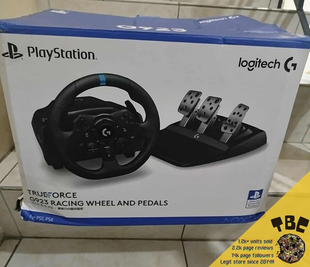 Logitech 923 Trueforce Steering Wheel + Shifter + Playseat Super Mura ...
