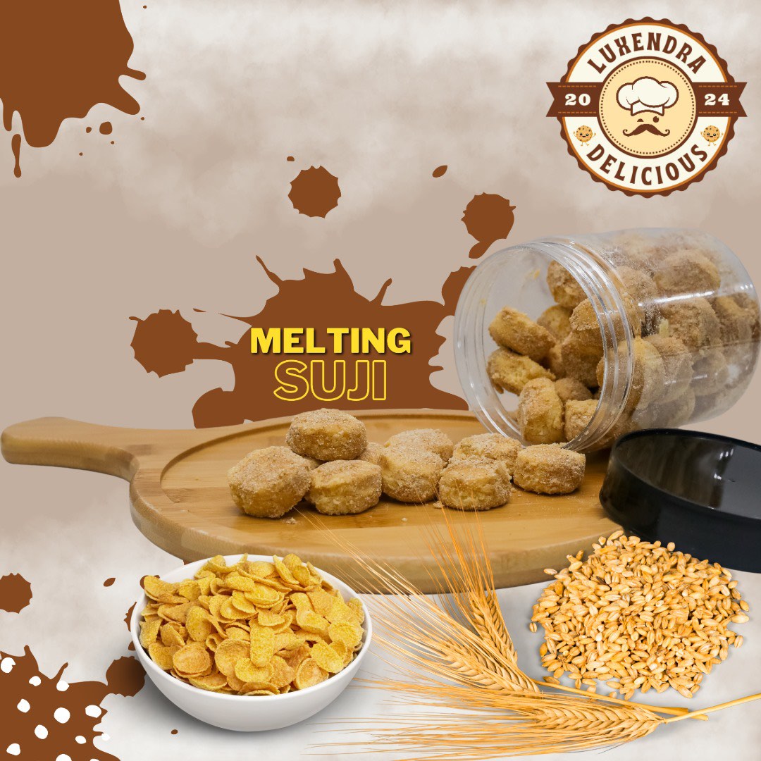 LUXENDRA COOKIES MELTING SUJI, Food & Drinks, Homemade Bakes on Carousell