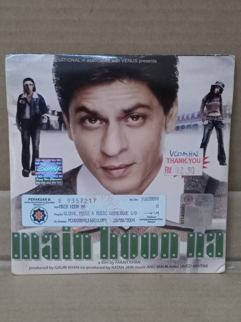 Main Hoon Na -Shah Rukh Khan &Sushmita Sen Original VCD, Hobbies & Toys, Music & Media, CDs ...