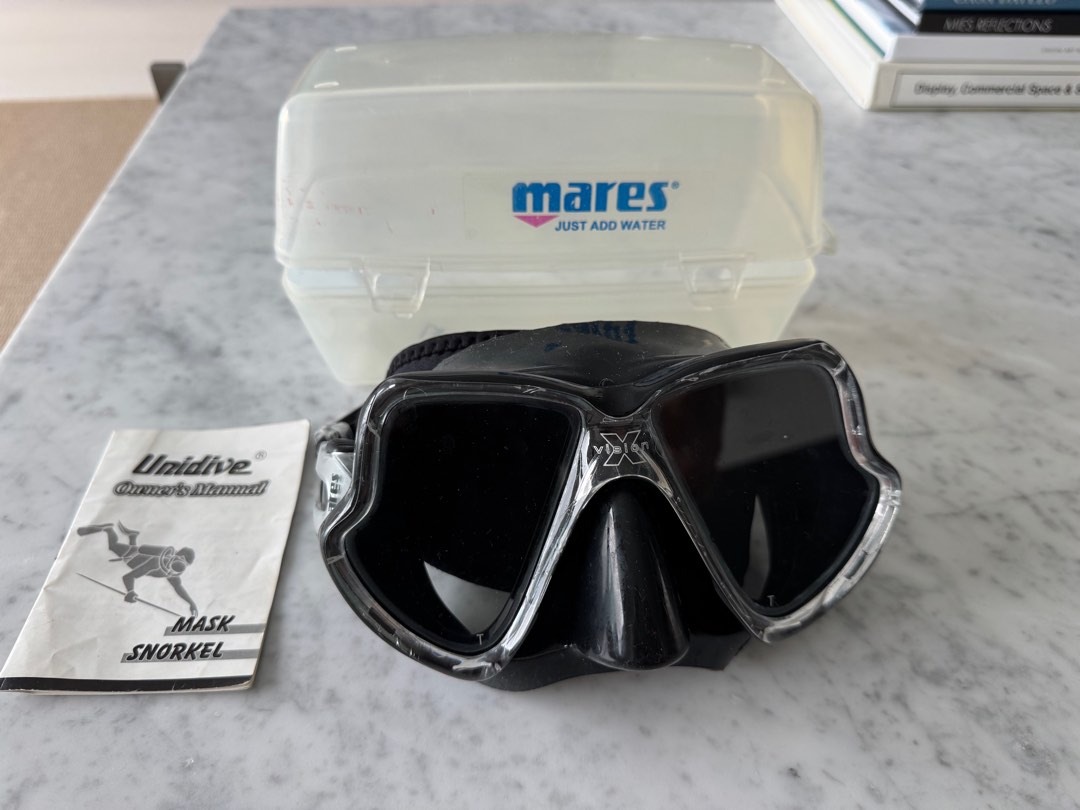 Mares X-Vision Diving Mask with Snorkel, Sports Equipment, Sports ...