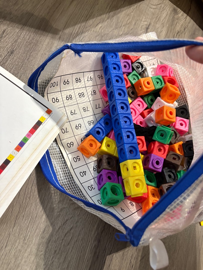 Math Manipulatives - Cubes and Activity Cards, Hobbies & Toys, Toys ...