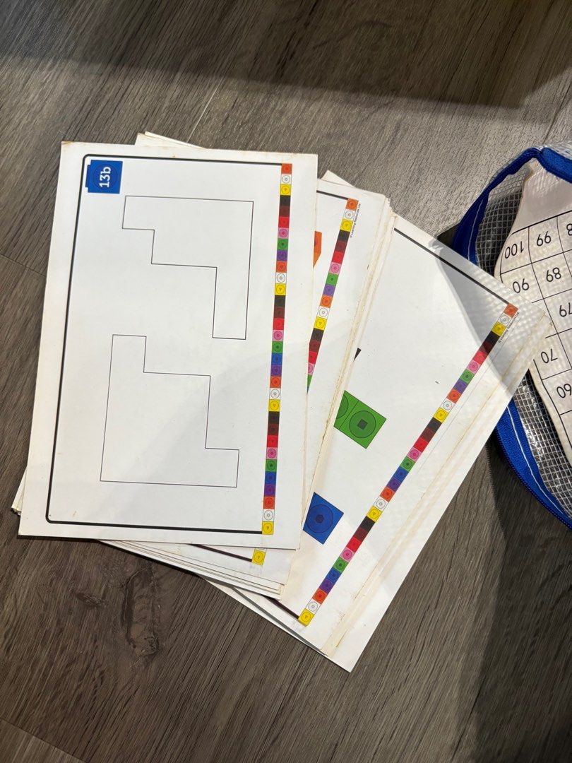 Math Manipulatives - Cubes and Activity Cards, Hobbies & Toys, Toys ...