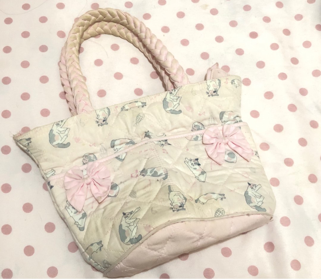 Naraya pink cat bag tags: shoujo girl sawako y2k vintage pinterest ...