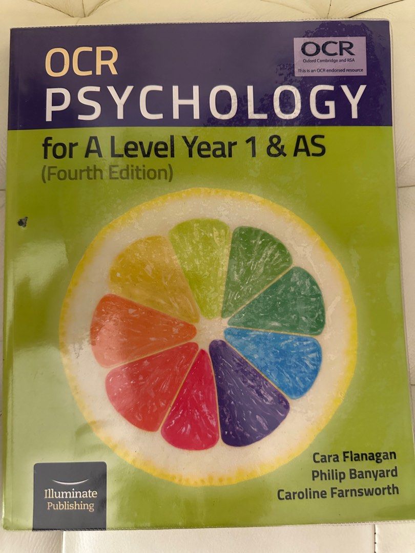 OCR A-Level & AS Lv Psychology (fourth edition), 興趣及遊戲, 書本 & 文具, 教科書 - Carousell