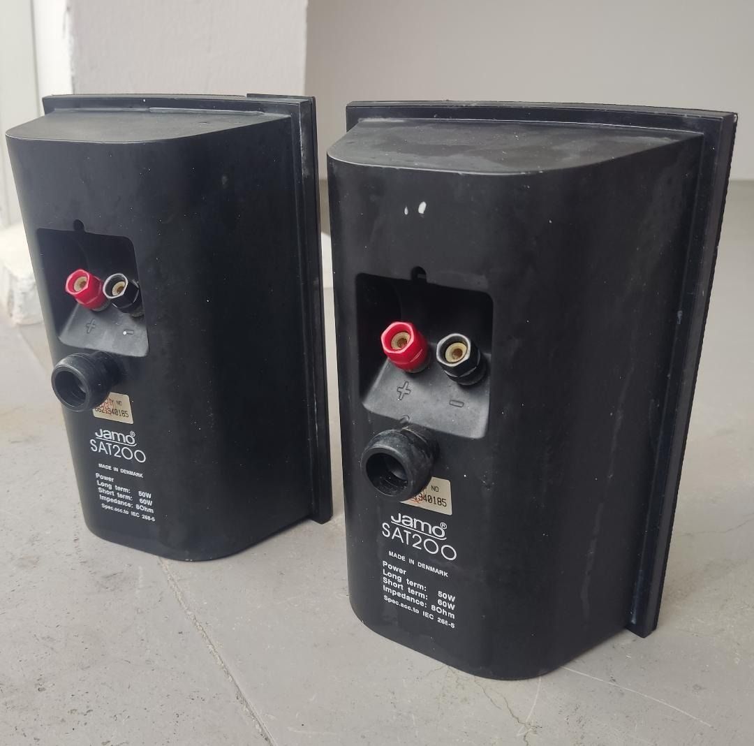 Original JAMO Speaker System, Made in DENMARK, Model SAT200, Stereo 120 ...