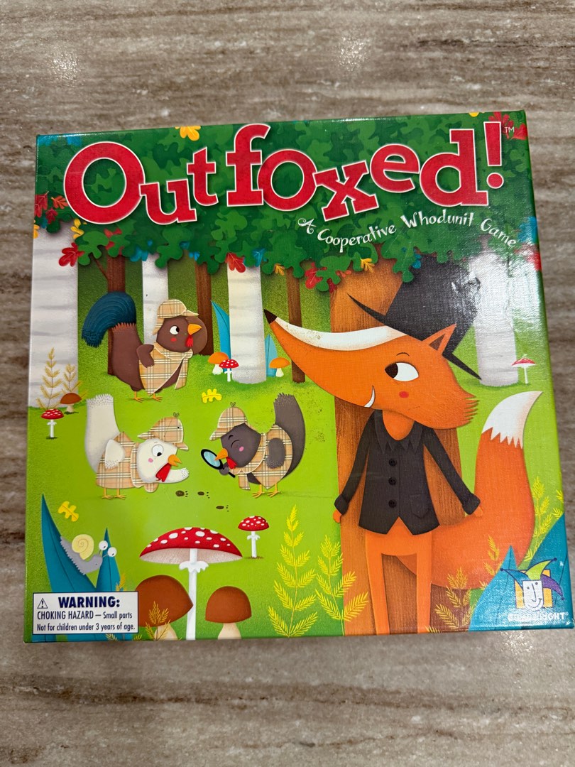 Outfoxed Board game, Hobbies & Toys, Toys & Games on Carousell