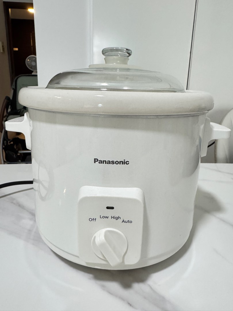 Panasonic Slow Cooker with Glass Lid 3L, TV & Home Appliances, Kitchen ...