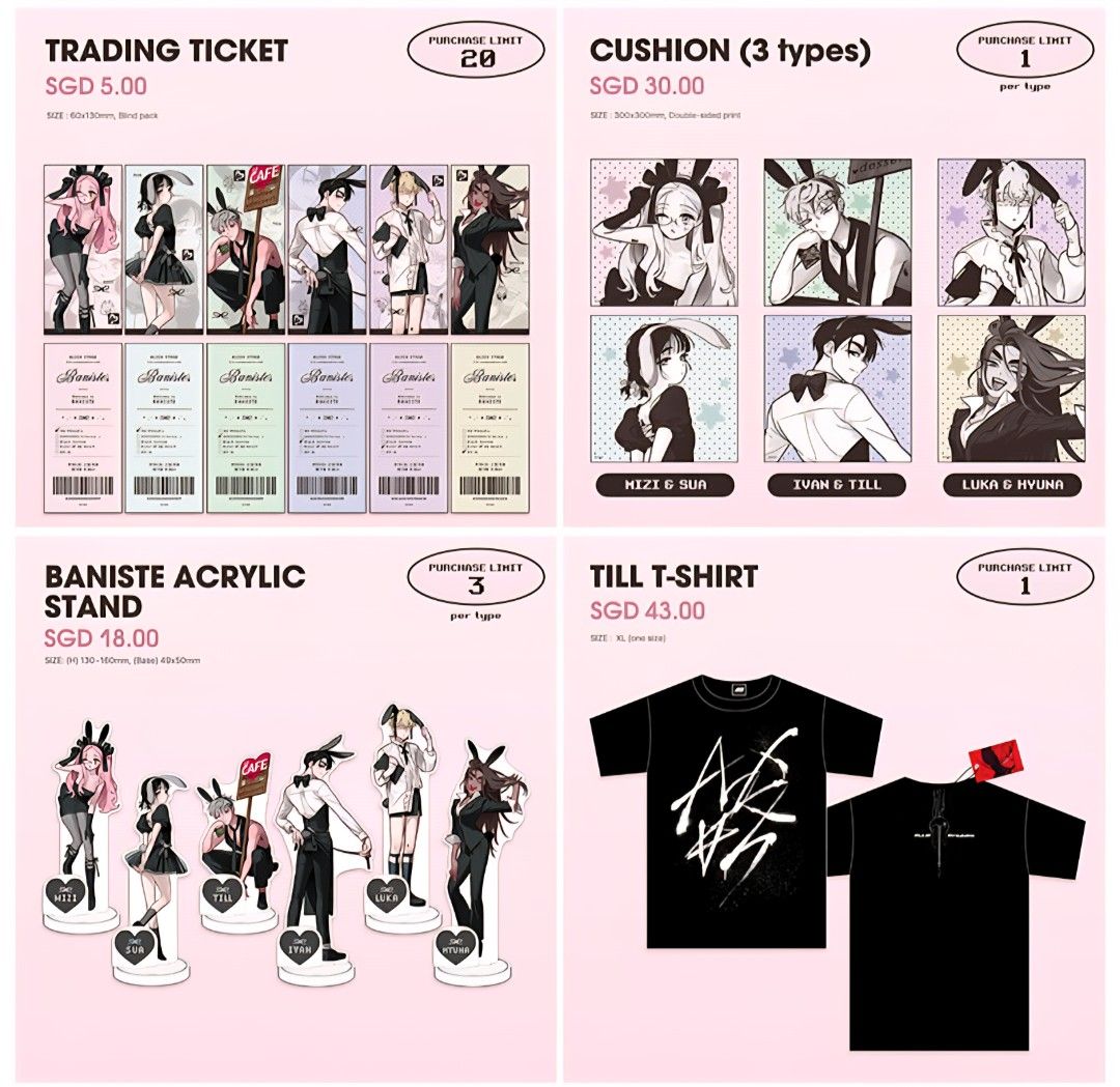 [HTB] alien stage official merchandise from aniplus cafe 3rd anniv ...