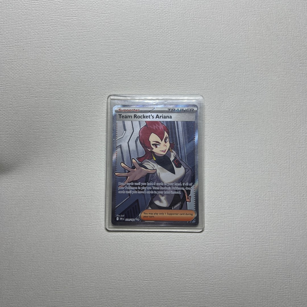 Pokemon destined rivals Team Rocket's Ariana Trainer Card, Hobbies ...