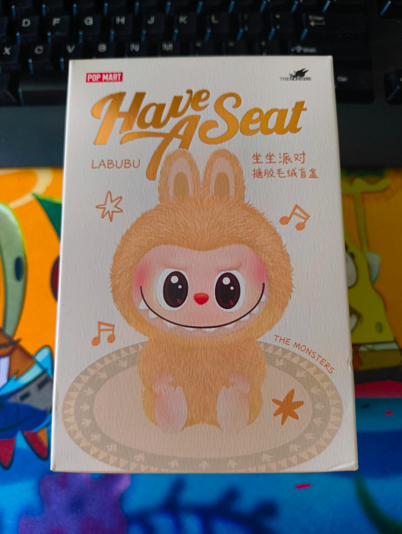 Pop Mart Labubu LBB V2 Have a Seat - Sealed, Hobbies & Toys, Toys ...