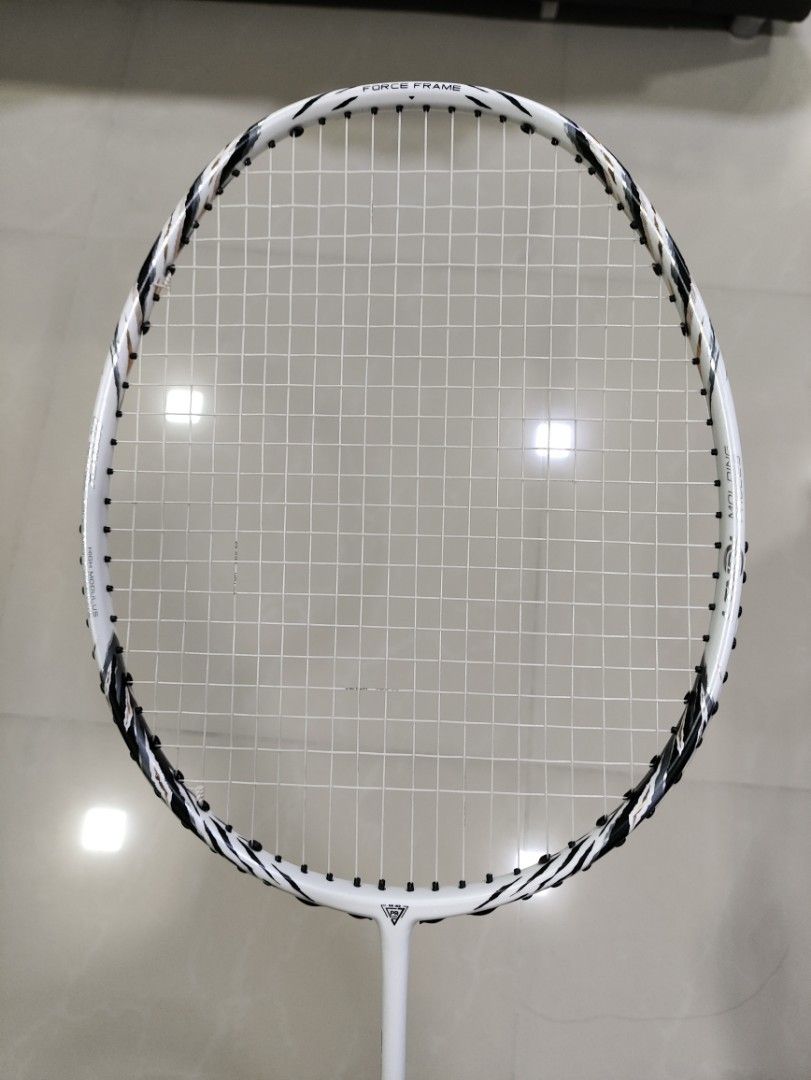 Pro Harimau Mys White Fury Limited Edition Badminton Racket with string ...