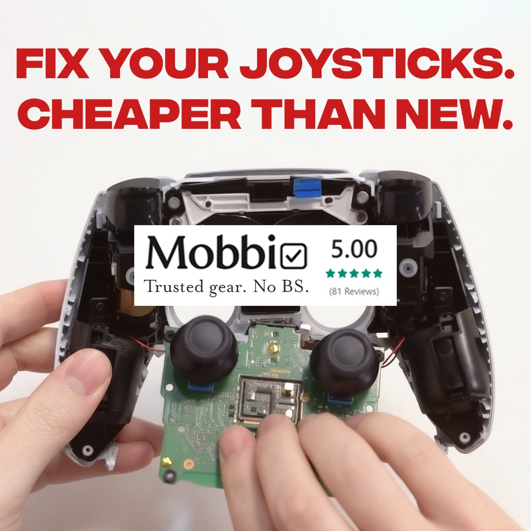 (TMR) UPGRADE PS5 Controller Joystick Dualsense, Video Gaming, Gaming ...