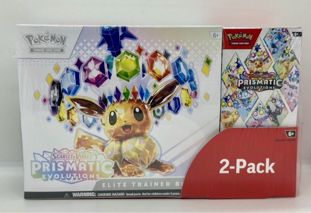 [READY STOCK] Pokemon ETB Booster bundle|Prismatic evolutions ETB ...