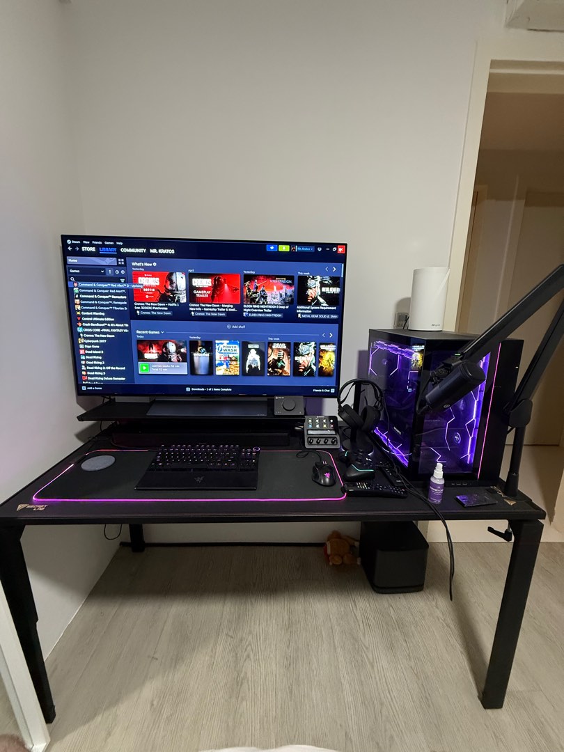 Secretlab Magnus Gaming Desk - Black, Furniture & Home Living ...