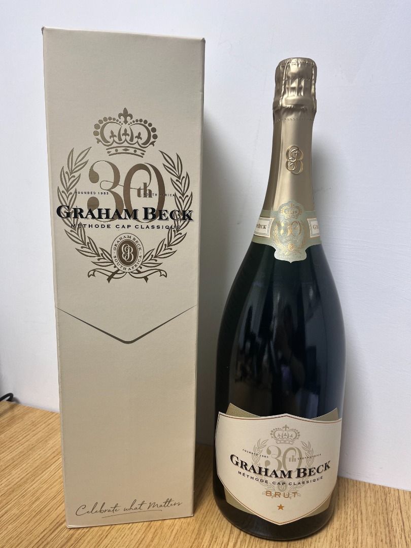氣泡酒Sparkling Graham Beck 30th Anniversary Brut, 嘢食 & 嘢飲, 酒精飲料 - Carousell