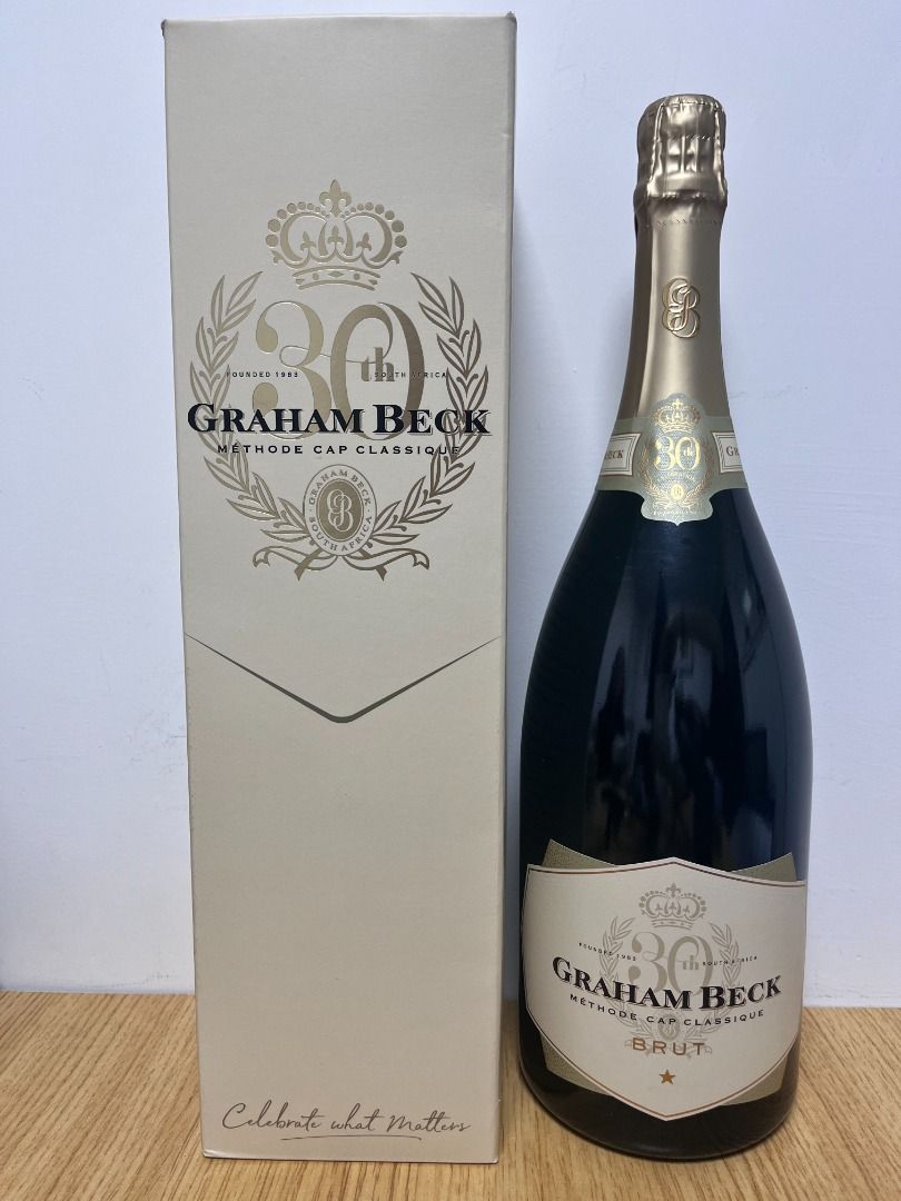 氣泡酒Sparkling Graham Beck 30th Anniversary Brut, 嘢食 & 嘢飲, 酒精飲料 - Carousell