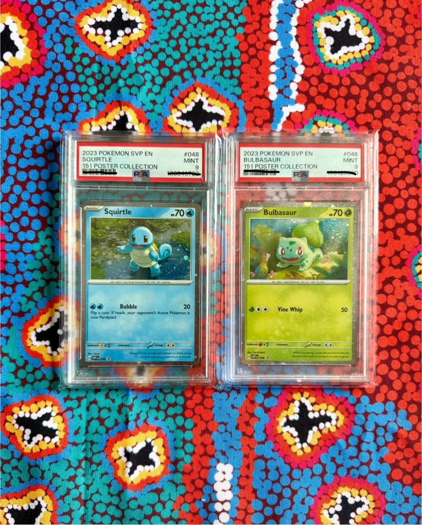 Squirtle & Bulbasaur Promo, Hobbies & Toys, Toys & Games on Carousell