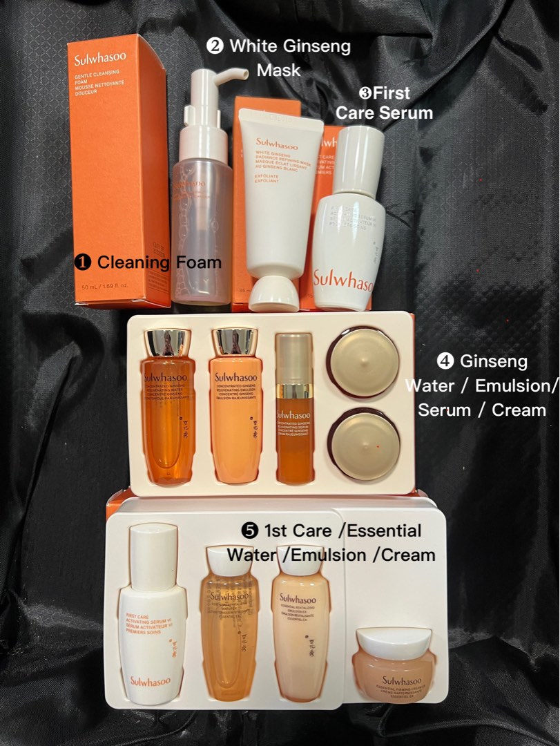 Sulwhasoo Skincare Set - Complete Routine, Health & Nutrition, Face ...