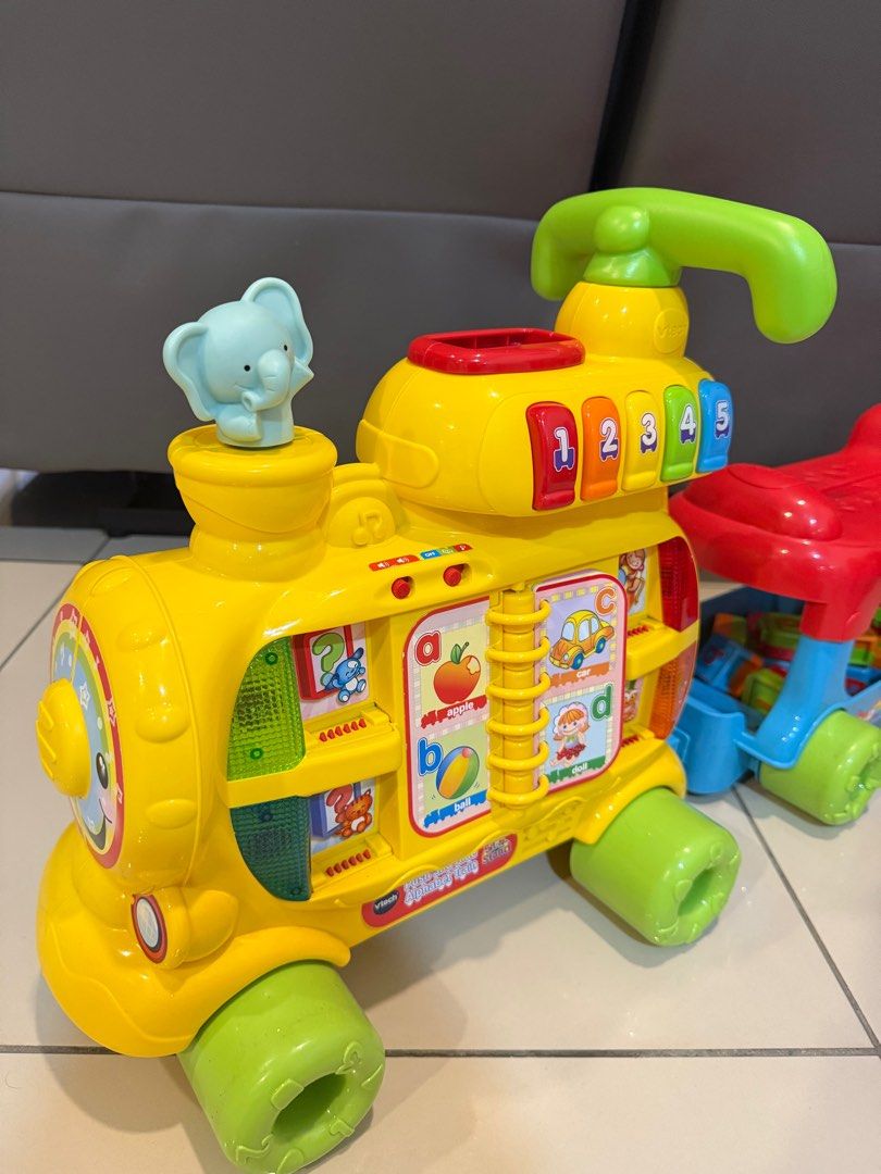 Vtech push and Rider Alphabet Train, Babies & Kids, Infant Playtime on ...