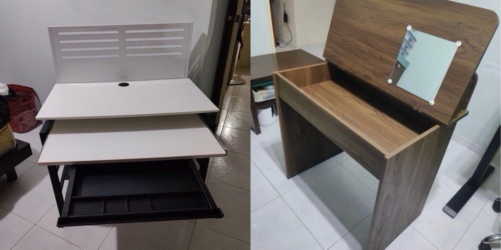 Zenith Computer Workstation / Vhive Walnut Flip Desk :, Furniture ...