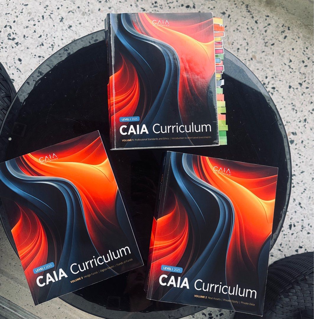 2025 CAIA Curriculum LEVEL 1, Hobbies & Toys, Books & Magazines ...
