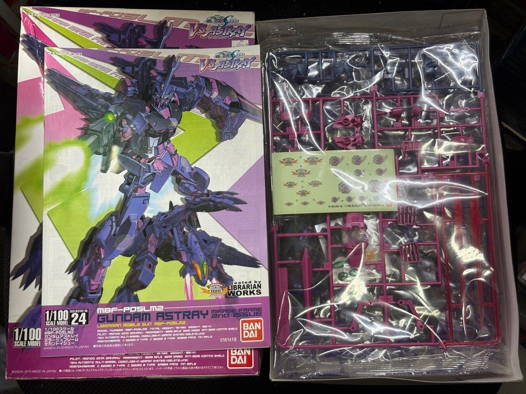 全新 1/100 Gundam Astray Mirage Frame 2nd issue 迷惘高達 幻惑 二型 seed 模型 hg mg pg mgex sd fm bb戰士 mgsd ...