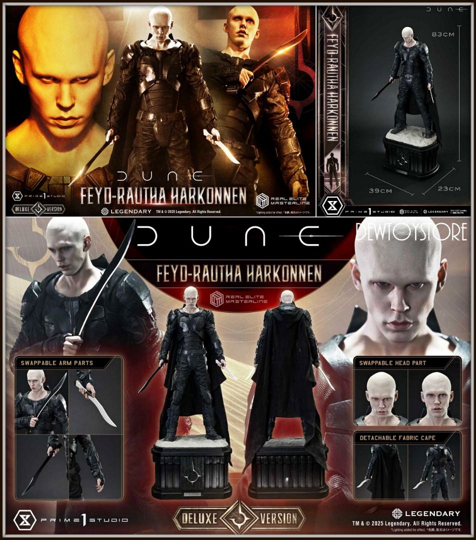 ⭐ [𝗣𝗿𝗲-𝗼𝗿𝗱𝗲𝗿] Prime 1 Studio - REMDUNE2-02 Feyd-Rautha Harkonnen ...