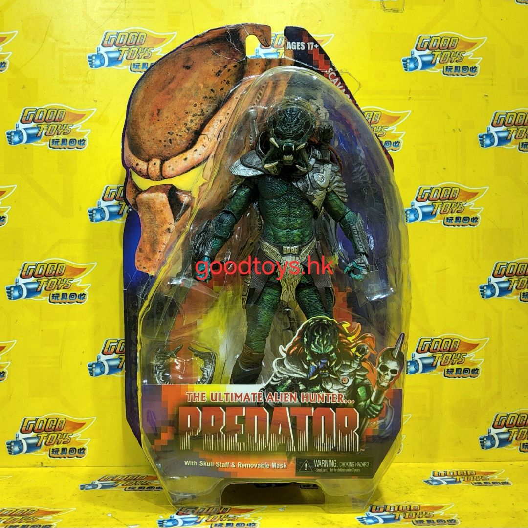 中古已開封 NECA THE ULTIMATE ALIEN HUNTER PREDATOR SERIES SCAVAGE PREDATOR 腐 ...