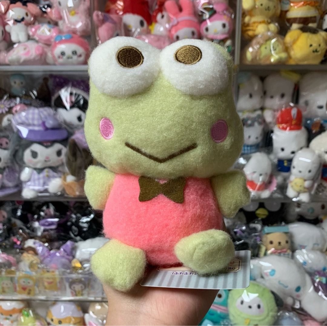 日版 Sanrio Characters Kero Kero Keroppi 復古系列 中Size公仔, 興趣及遊戲, 玩具 & 遊戲類 ...