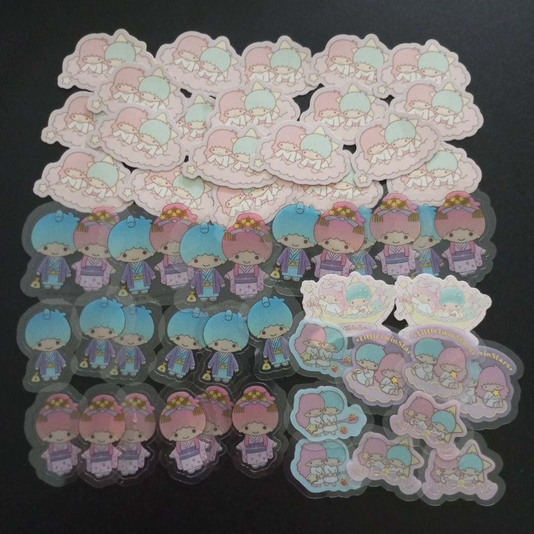 包郵*雙星仙子 Stickers Set (Sanrio Charaters Little twin stars Seal Kiki&Lala ...
