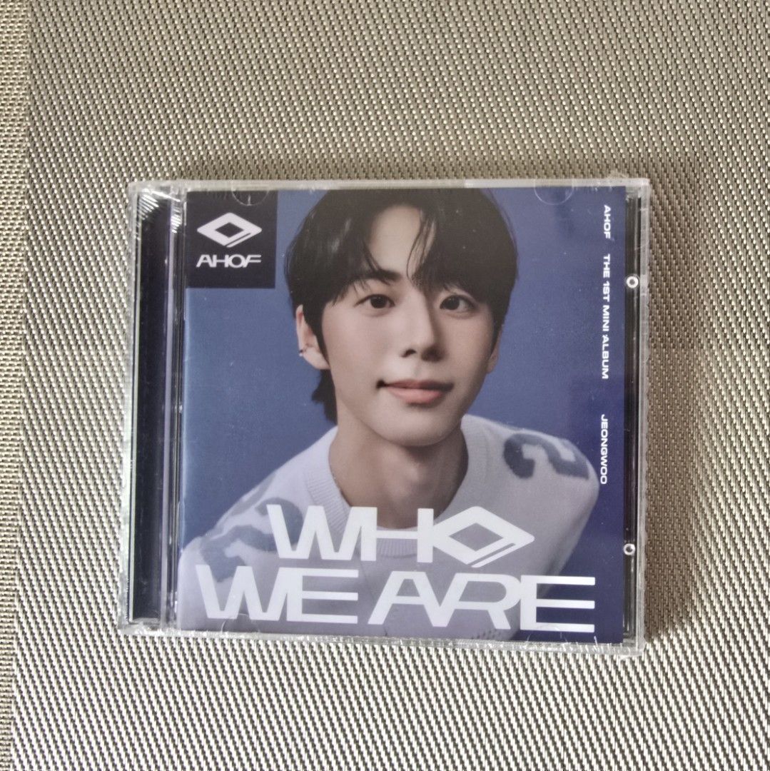 AHOF Who We Are Jeongwoo Jewel Case, Hobbies & Toys, Music & Media, CDs & DVDs on Carousell