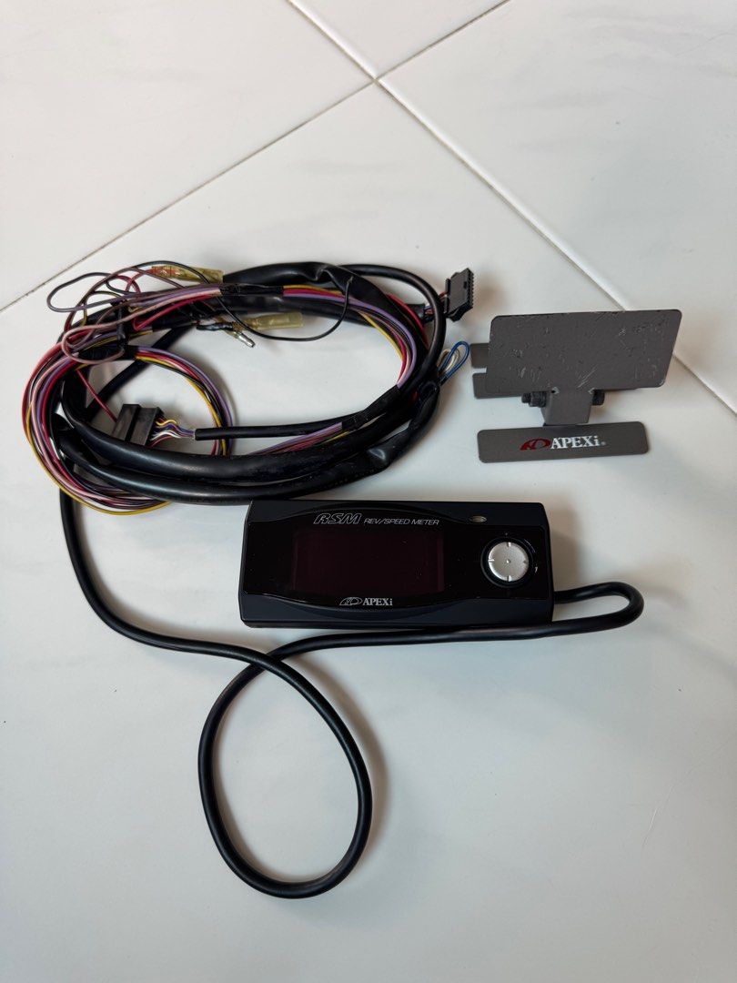 APEXi RSM Rev/Speed Meter (Black Edition), Car Accessories, Accessories on Carousell