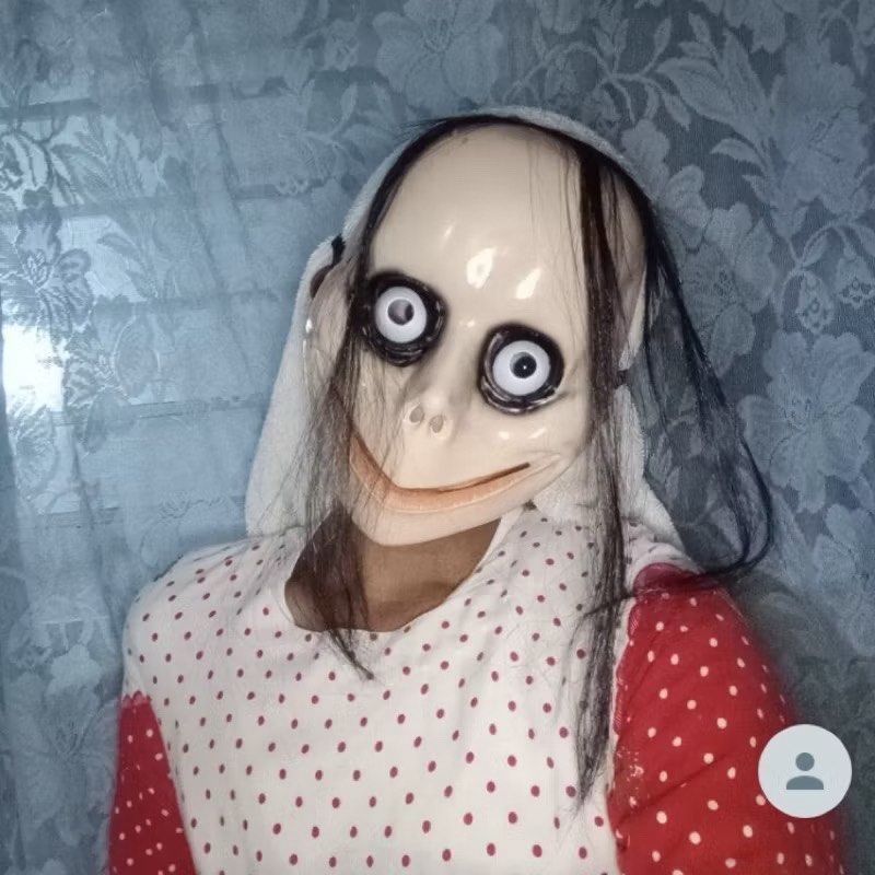 [Avail] Halloween Momo Plastic Mask Horror Party Cosplay, Hobbies ...